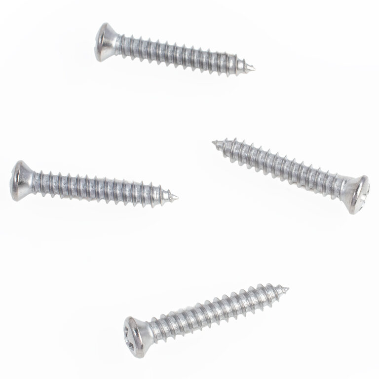 100 PK | Phillips Oval Head Tapping Screw 8 x 1 in. #6 Head Chrome ...