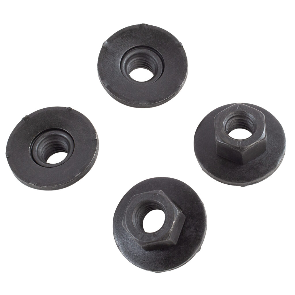 25 PK | M8-1.25 Free Spinning Washer Nut 24mm OD - Shark Industries