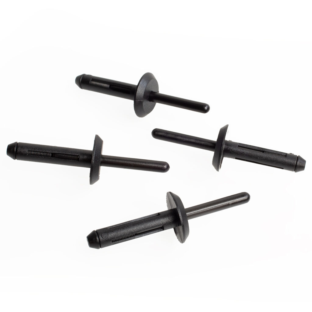25 PK | Rivet-Nylon Black Type 1- GM 10036503 - Shark Industries