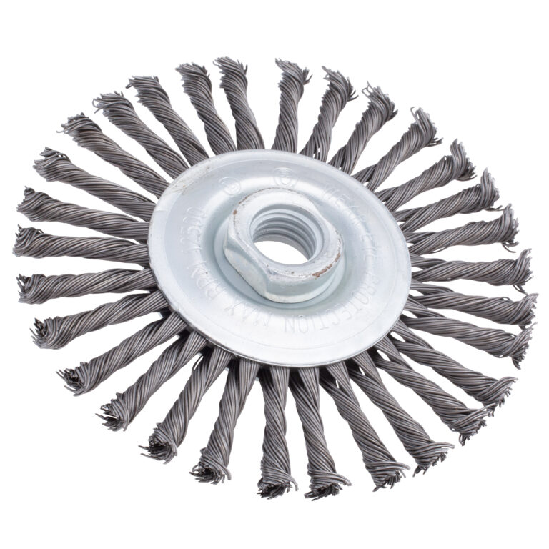 Stringer Bead Twist Wire Brush 4.5" x 5/8"-11NC. .020 wire. - Shark ...