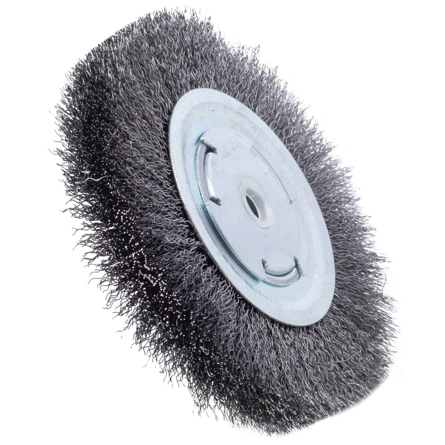 Crimped Straight Wire Wheel - 6" x 1/2"-5/8" Medium Width (5/8" Thick ...