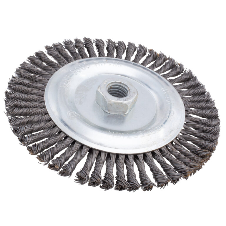 6" x 5/8-11NC Arbor Stringer Bead Wire Wheel .020 Steel Wire - Shark ...