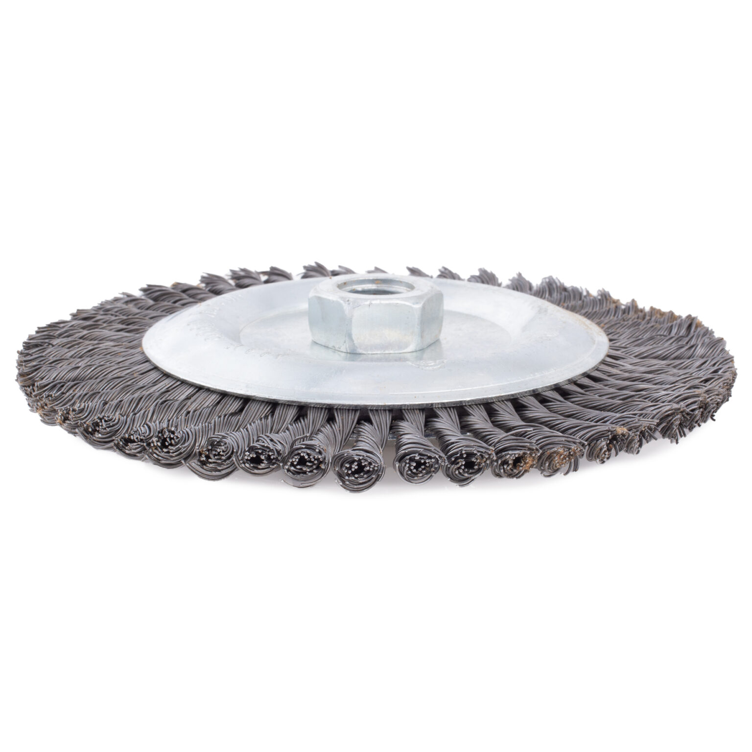 6" x 5/8-11NC Arbor Stringer Bead Wire Wheel .020 Steel Wire - Shark ...