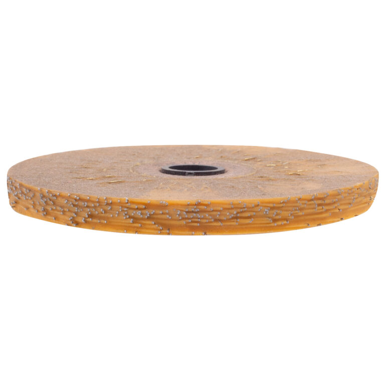 Crimped Encapsulated Wire Wheel - Heavy Duty - 3'' x 1/2" Arbor - .014 ...