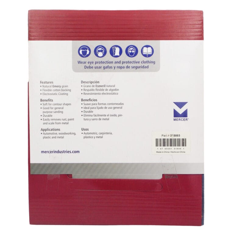 50 PK | Emery Cloth Sheet - 9" x 11" - Coarse Grit - Shark Industries